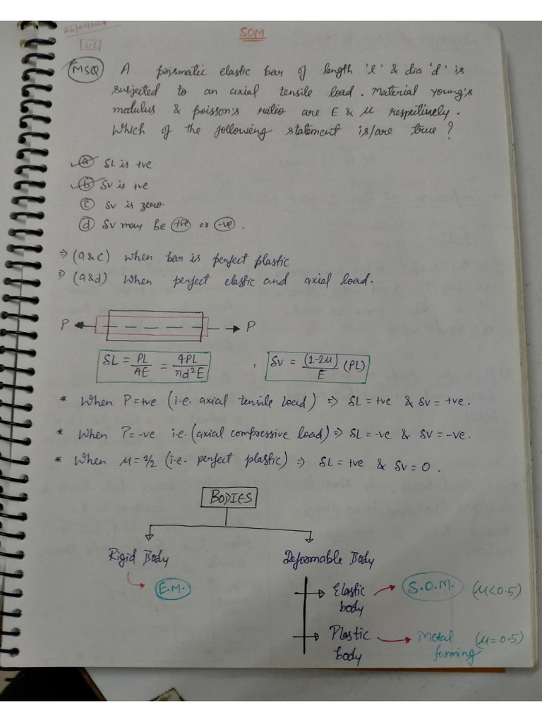 Som Hand Written Notes | PDF