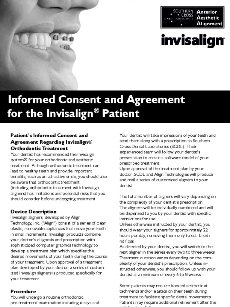 AAA Consent Form | PDF | Orthodontics | Dentistry