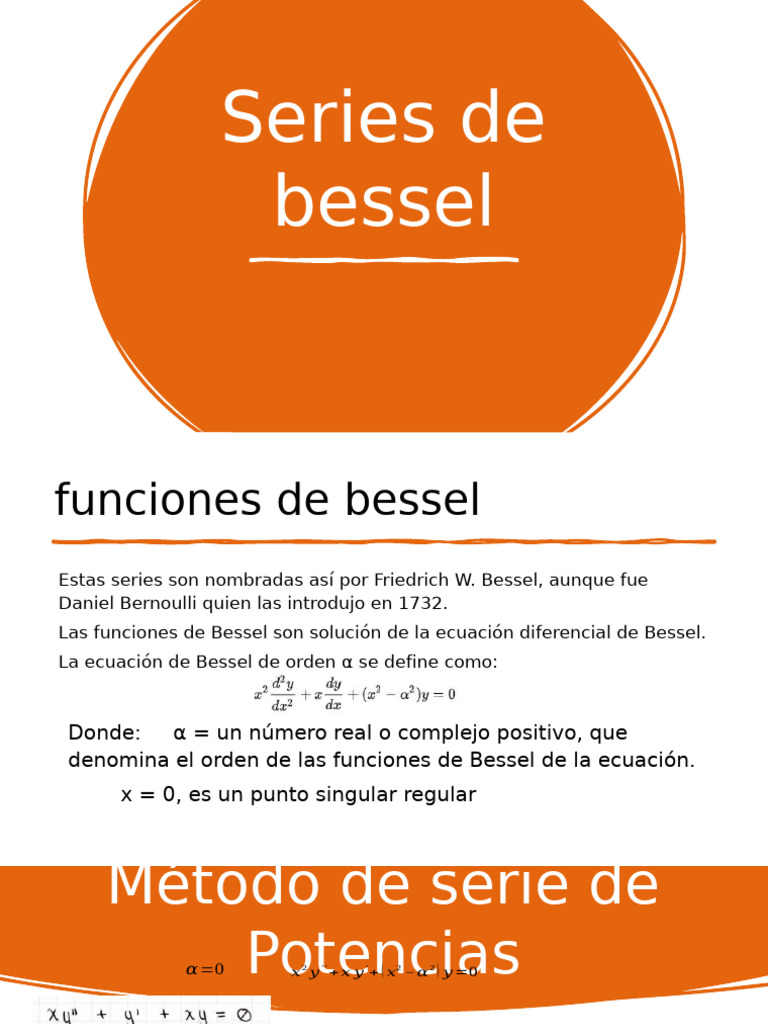 Funciones y Series de Bessel | PDF