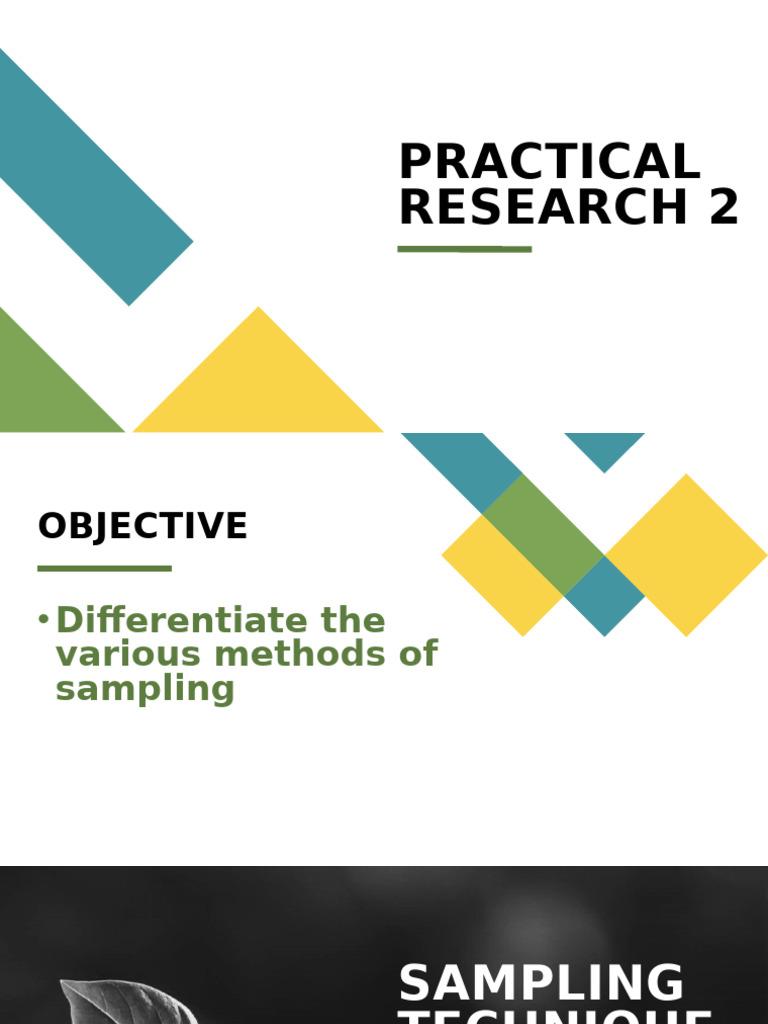Pr2 Sampling Techniques | PDF | Sampling (Statistics) | Probability And Statistics
