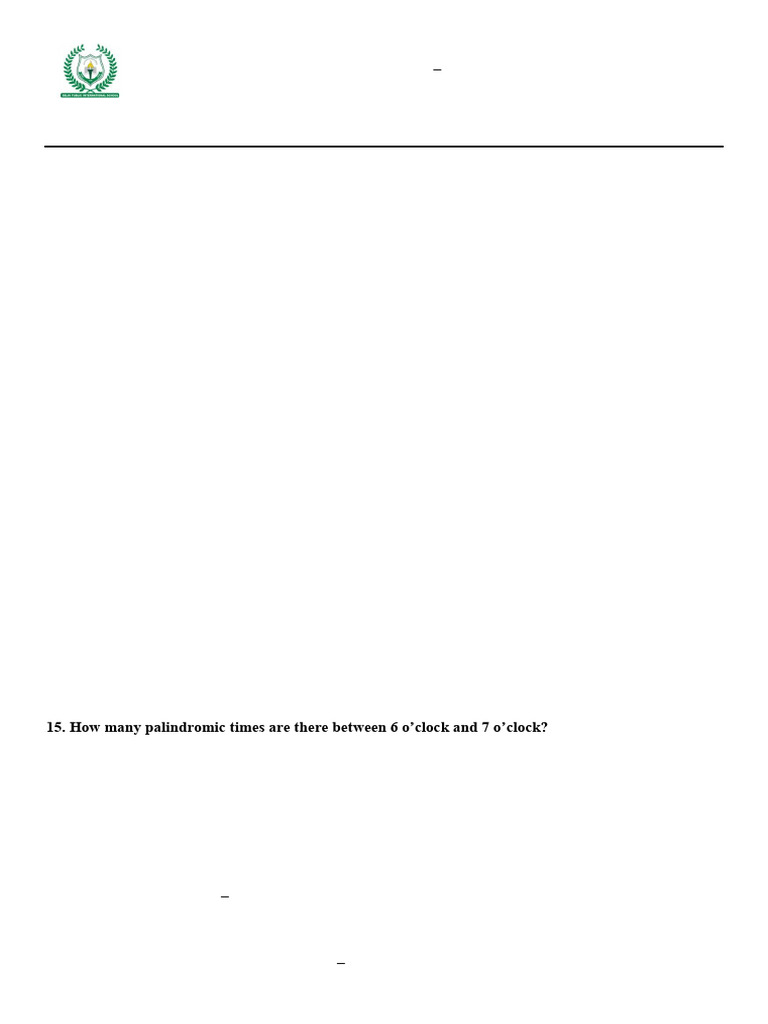 Grade 6 Maths Revision Paper | PDF | Numbers | Mathematics