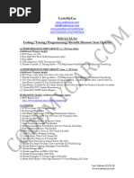 BMW Coding Cheat Sheet Overview | PDF | Motor Vehicle | Vehicles