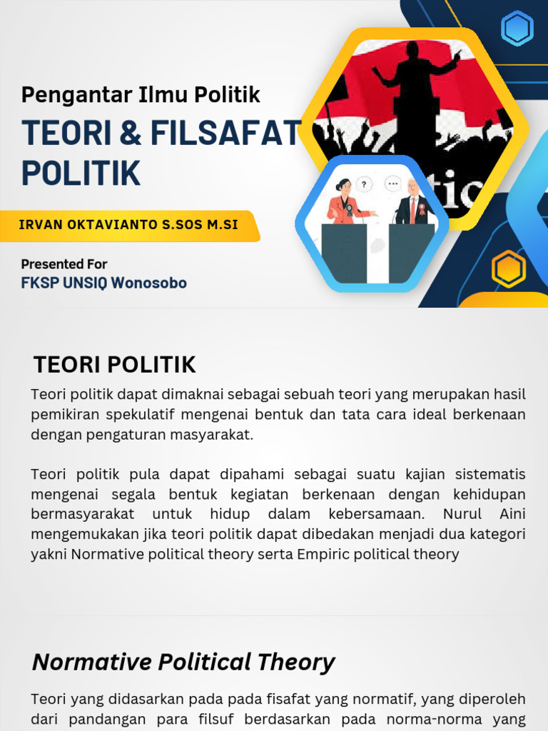 Teori dan Filsafat Politik Dasar | PDF