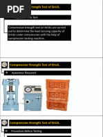Compressive Strength of Engineering Bricks | PDF | Brick | Mortar (Masonry)