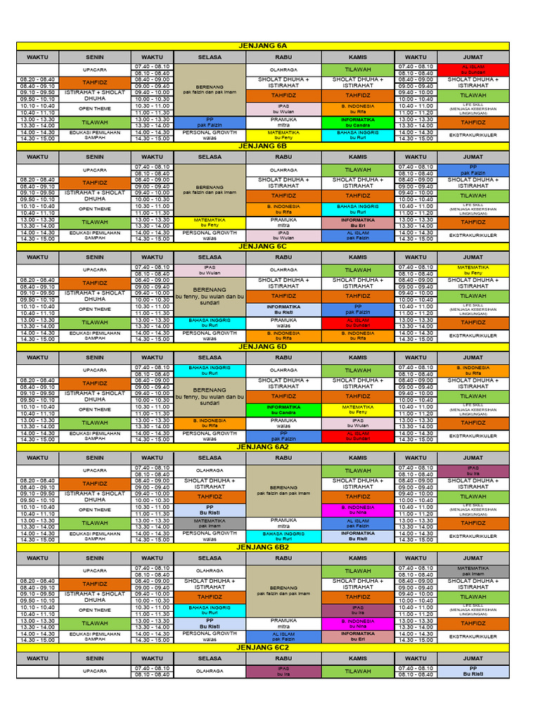 Jenjang 6 15-19 Sep | PDF