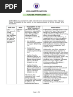 Sample Ncoi For Tiii Applicant | PDF | Lesson Plan | Learning