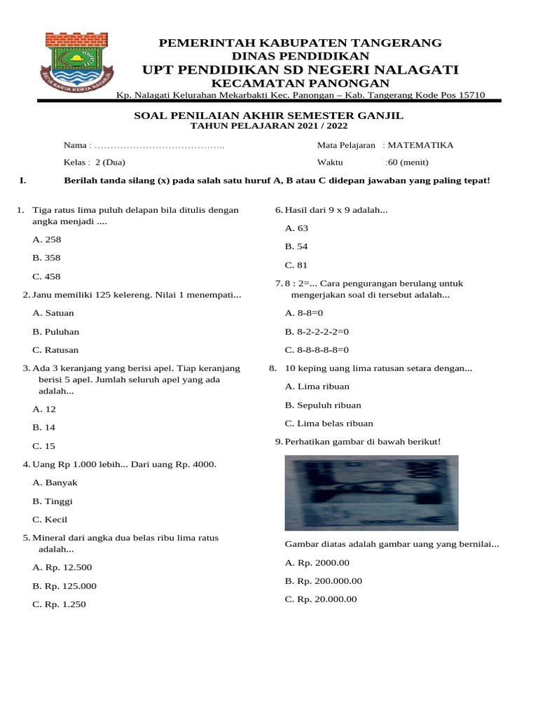 Matatika Klas 2 | PDF