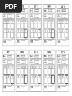 USAV Volleyball Line-Up Sheet | PDF | Volleyball | Olympic Sports