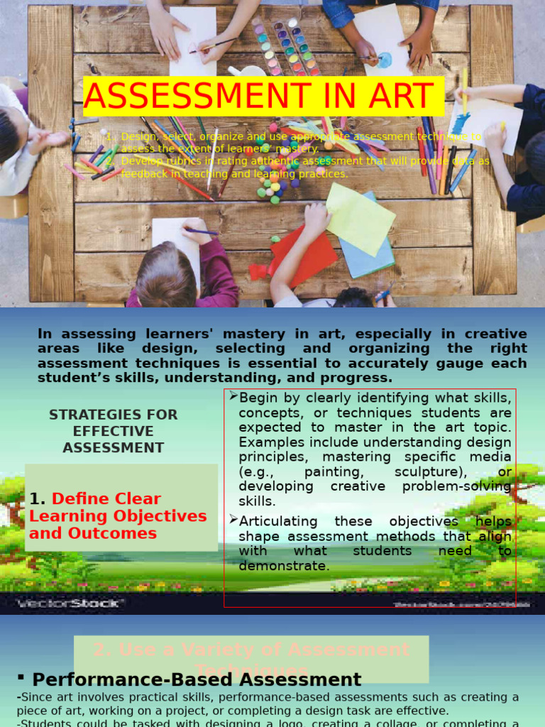 Finals Assessment in Art 241115123249 82312940 | PDF | Educational ...