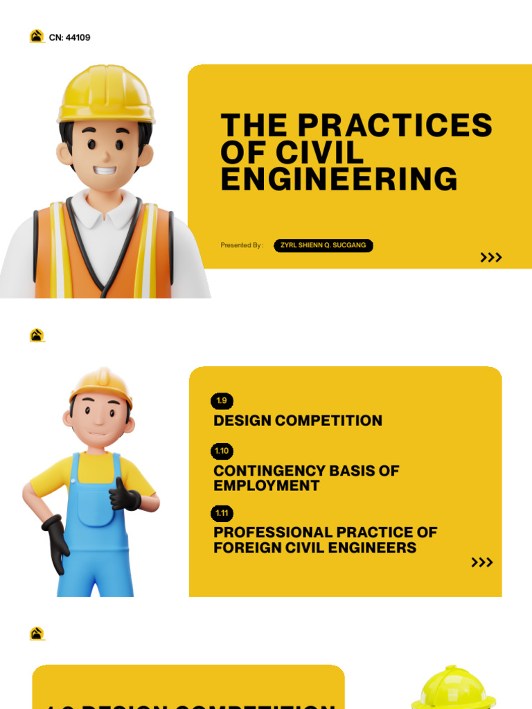 The Practices of Civil Engineering 1.9 1.11 Zs | PDF | Engineer ...