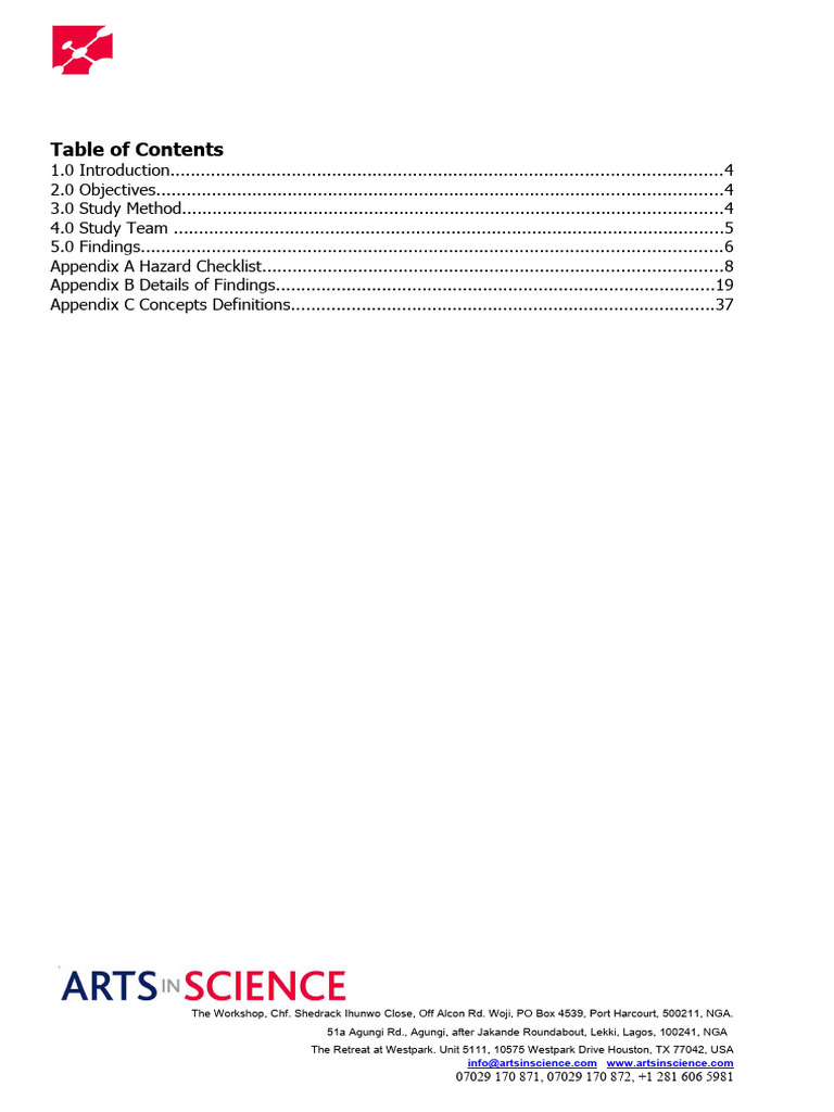 HAZID Report for Ogbele-Rumuji Pipeline | PDF | Petroleum | Natural Gas