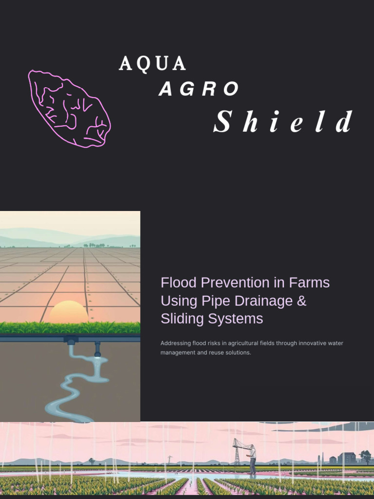 Flood Prevention in Farms Using Pipe Drainage & Sliding Systems | PDF ...