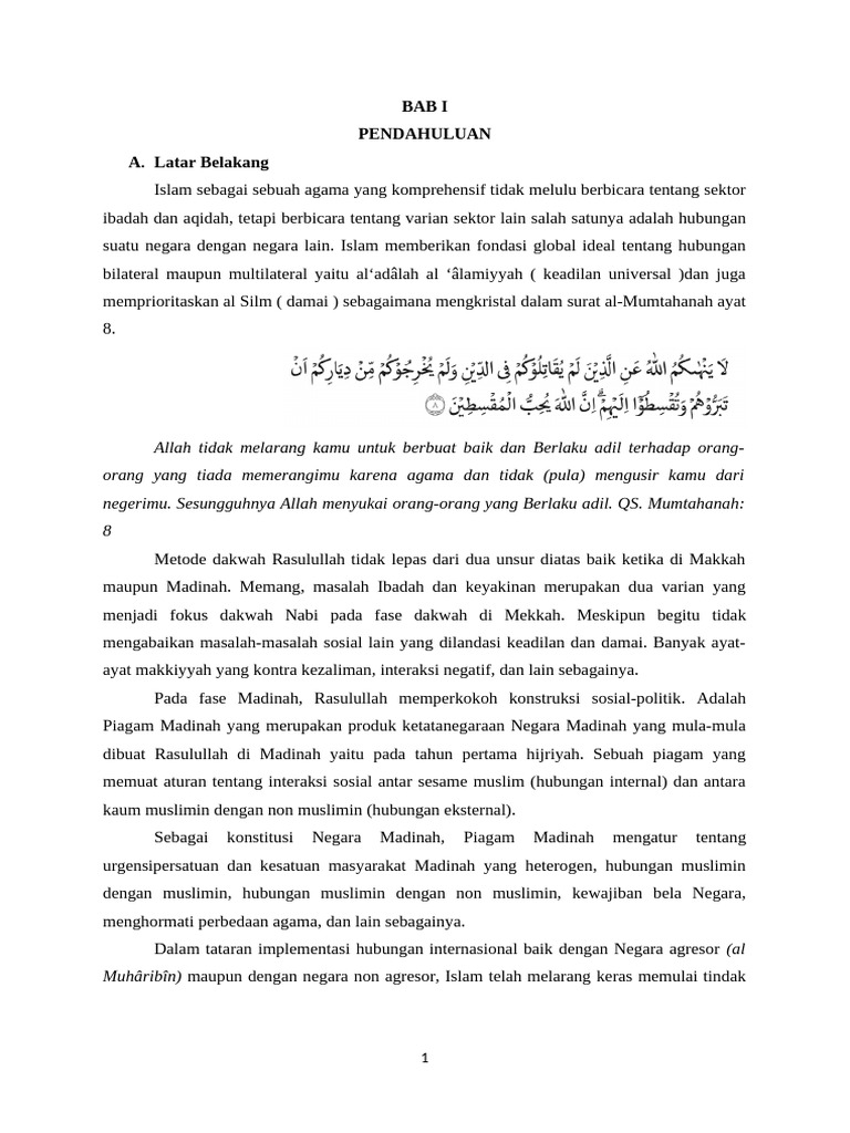 Hubungan Internasional dalam Islam | PDF