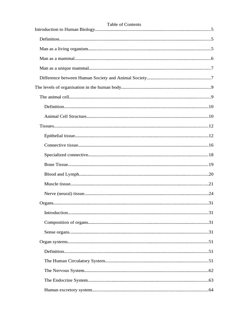 Form 4 Human Biology notes-2 | PDF | Epithelium | Muscle