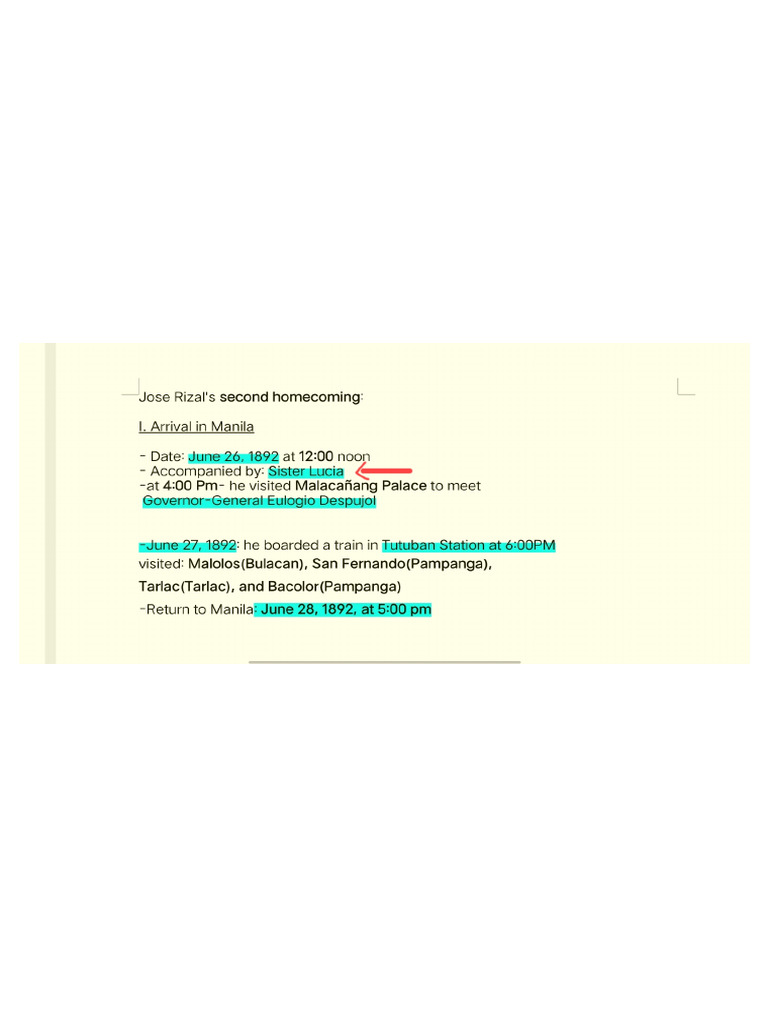 Rizal Outline Final | PDF
