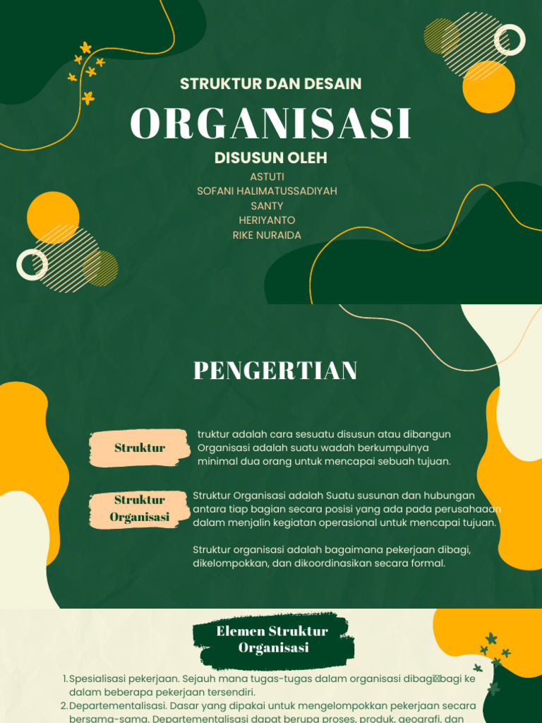 Struktur Dan Desain Organisasi | PDF