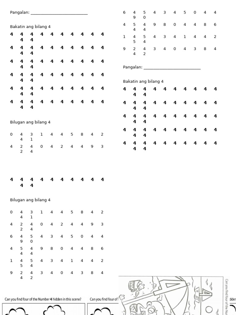 ,week 4, Numbers 2019 | PDF