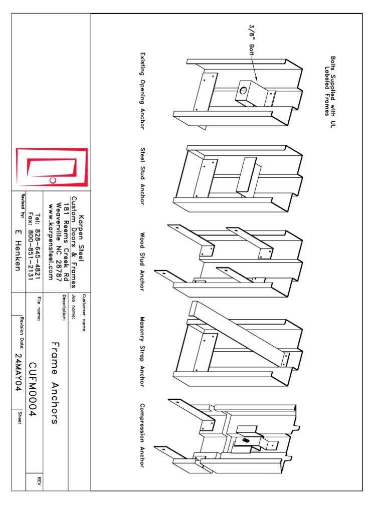Frame Anchors | PDF