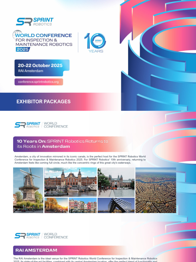 Sprint Robotics World Conference Imr 2025 - Exhibitors Brochure - May 2025 - Release | PDF ...