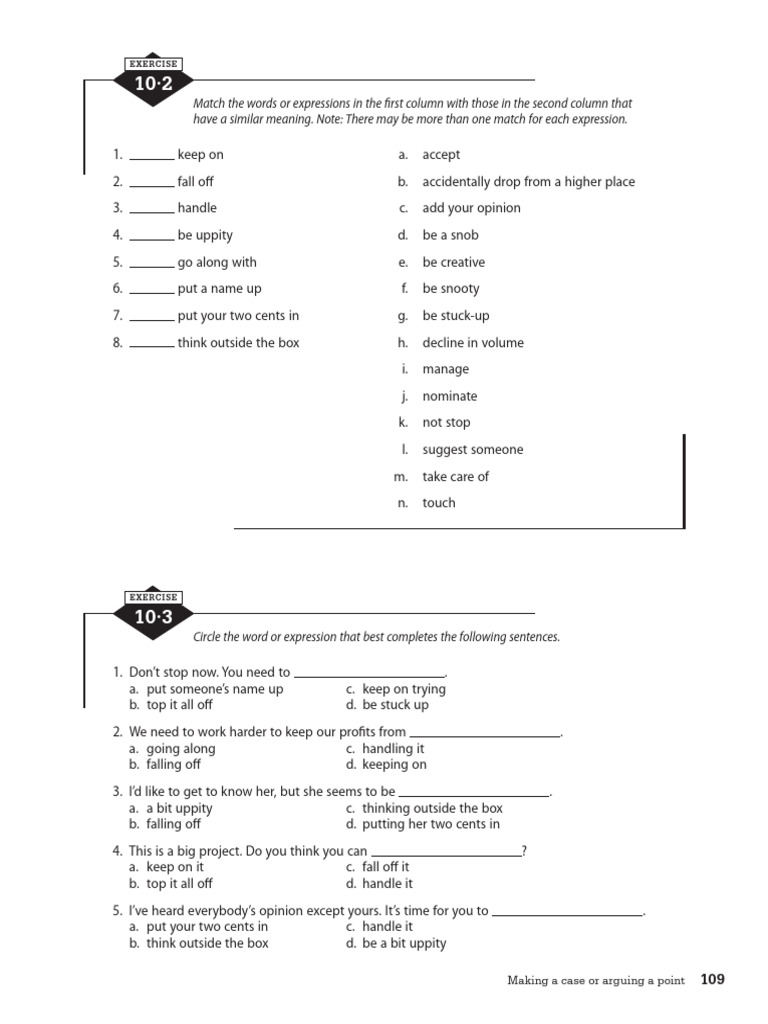 Test - Making A Case: Arguing A Point | PDF