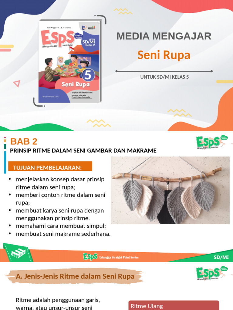 Media Ajar Prinsip Ritme&Makrame | PDF
