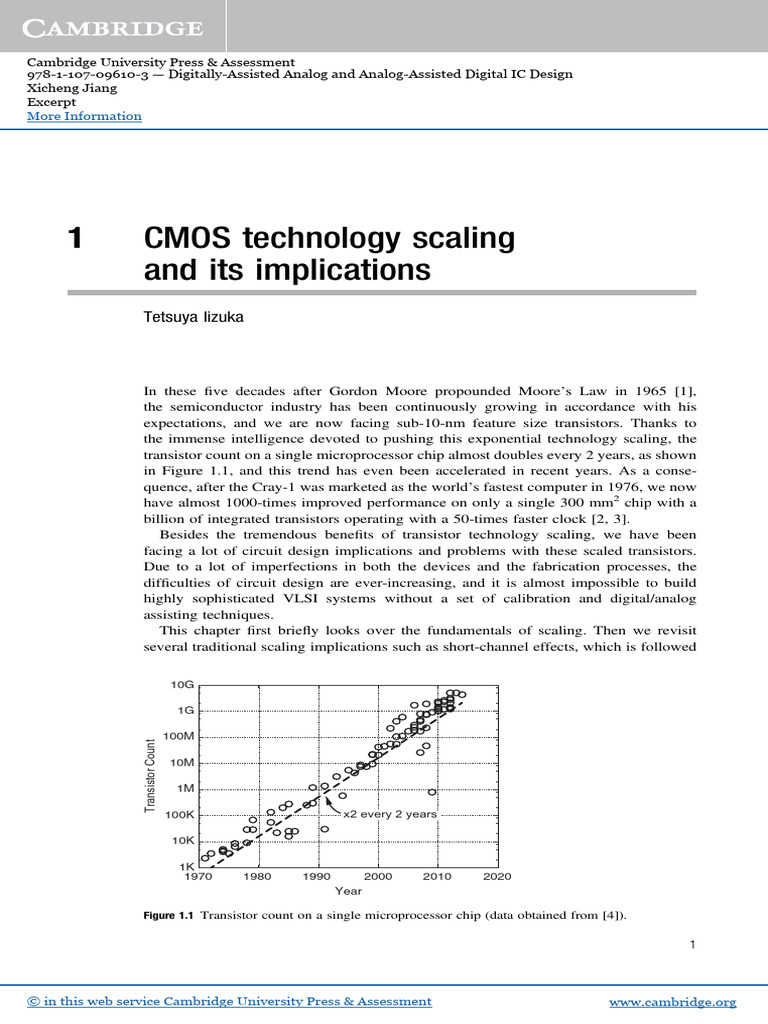 CMOS Technology Scaling Insights | PDF | Field Effect Transistor | Mosfet