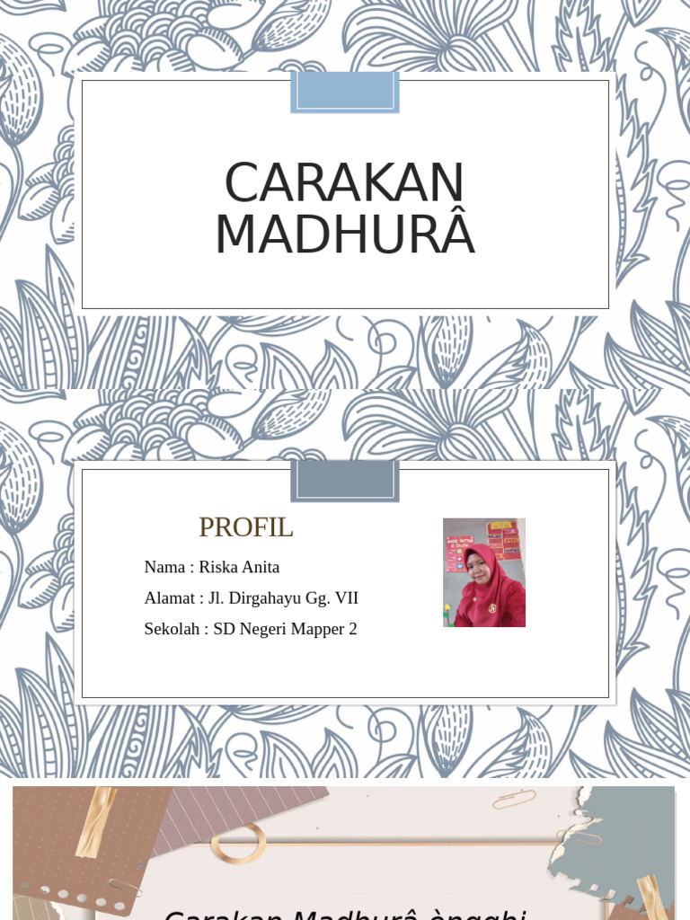 Carakan Madhurâ RISKA | PDF