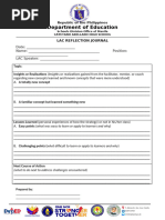 LAC Reflection Journal | PDF