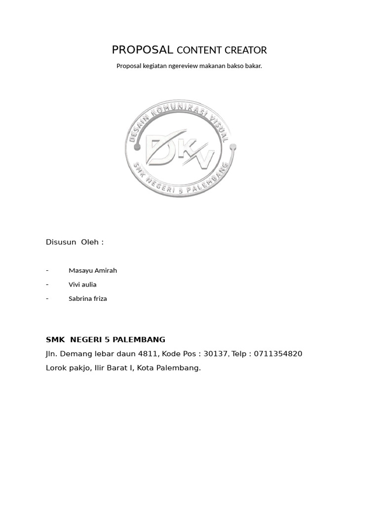 Proposal Bakso Bakar k.mira Final (1) | PDF