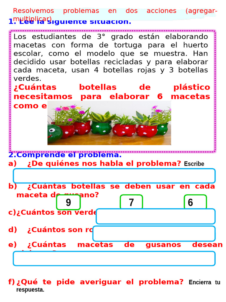 F.resolvemos Problemas en Dos Pasos 2025 | PDF