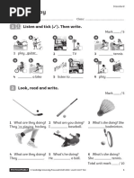 Flyers Practice Test - Reading & Writing | PDF