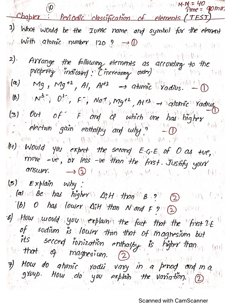 Periodic Test | PDF