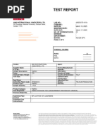 Fabric Test Report | PDF | Textiles | Textile And Clothing