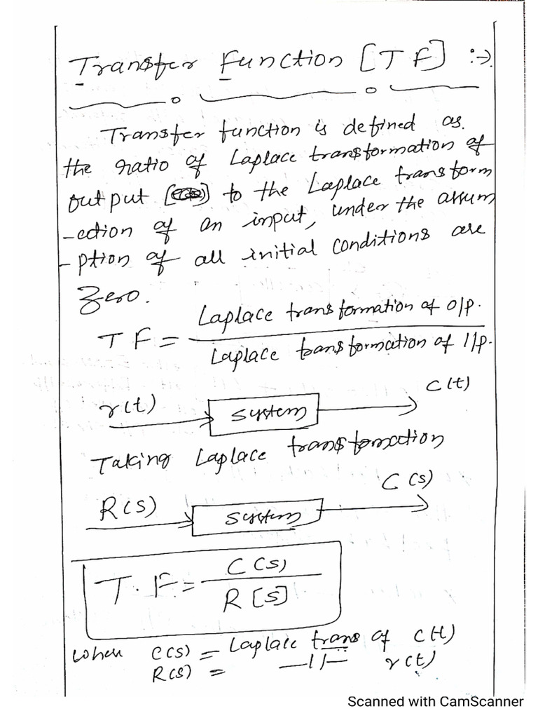Control System Module-2 | PDF
