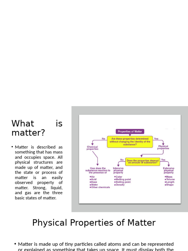 Understanding Matter: States & Properties | PDF | Gases | Matter