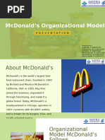 McDonald's Organizational Structure Analysis - Panmore Institute | PDF ...