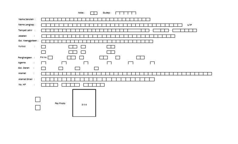 File Formulir Data KTA Nasional (18) | PDF