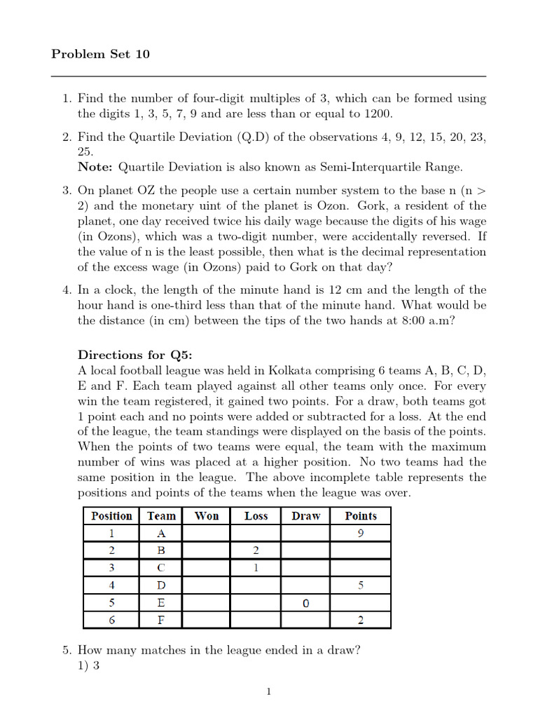 Problem Set 10 | PDF