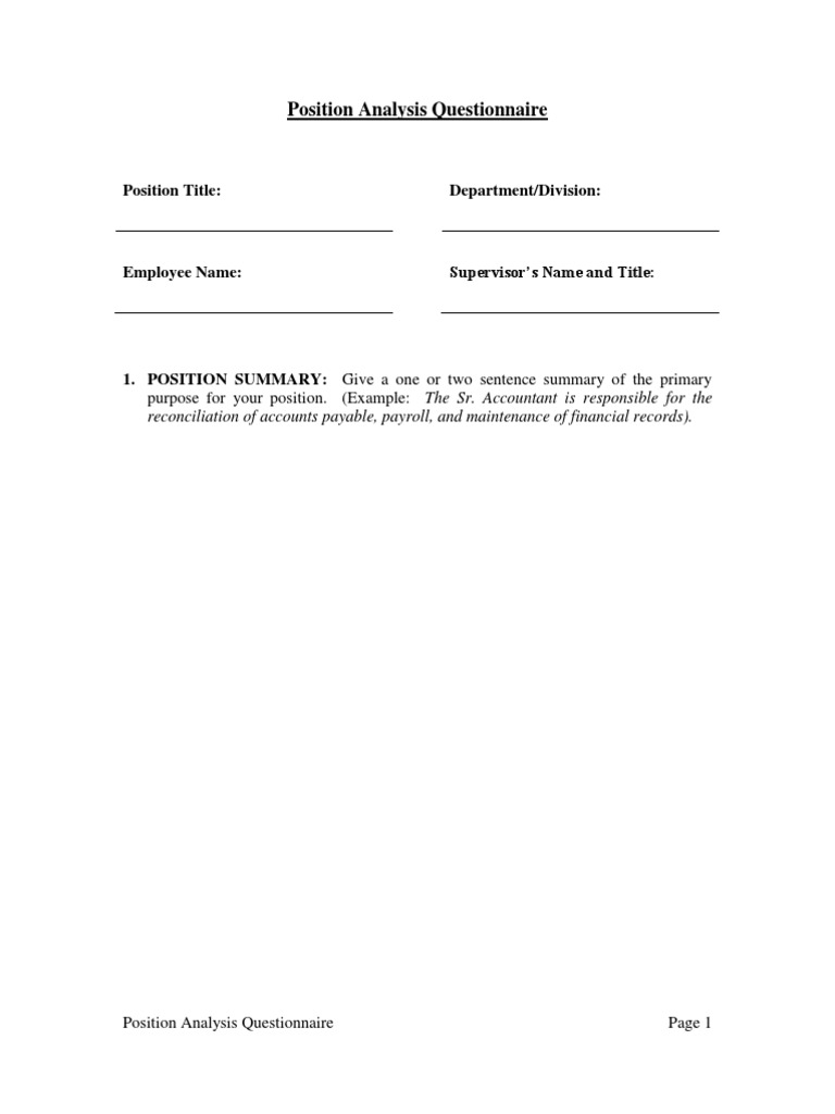 PAQ Sample | Download Free PDF | Evaluation | Judgment (Law)