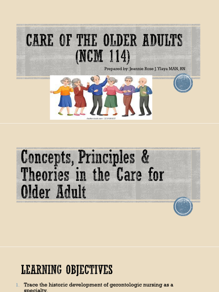 Gerontologic Nursing: Care for Seniors | PDF | Ageing | Caregiver