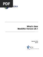 MedDRA Overview and Update Schedule | PDF