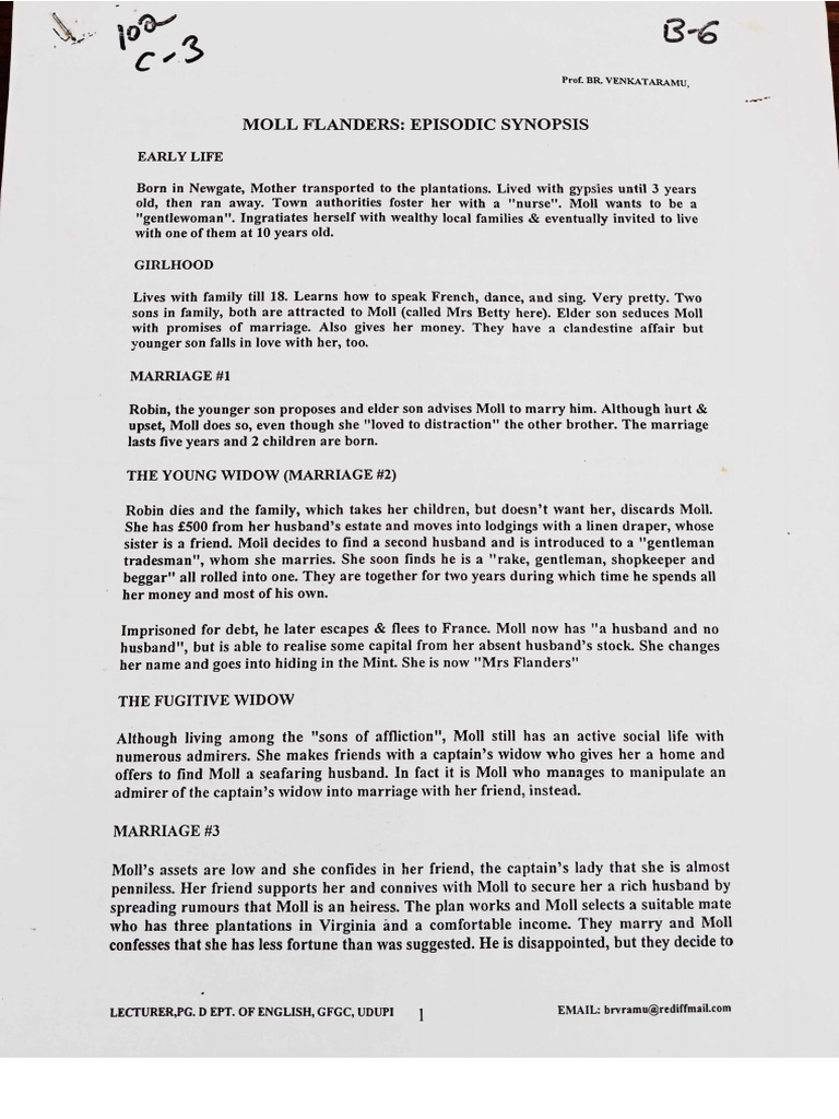 Moll Flanders Daniel Defoe | PDF