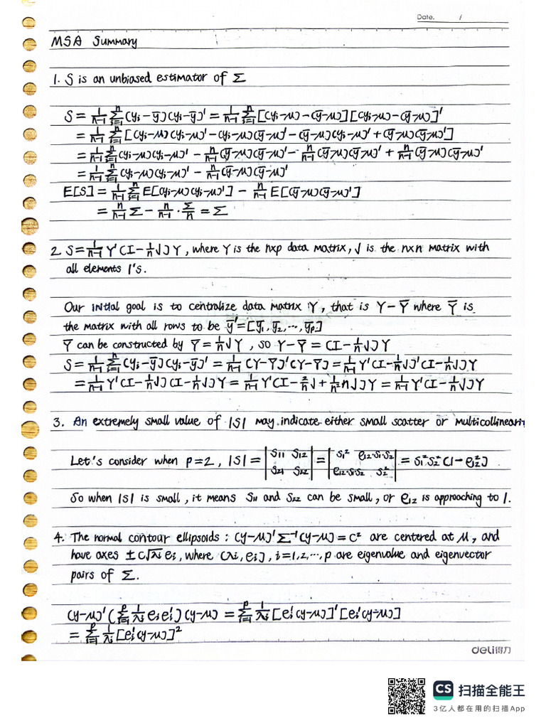 MSA Summary1 | PDF