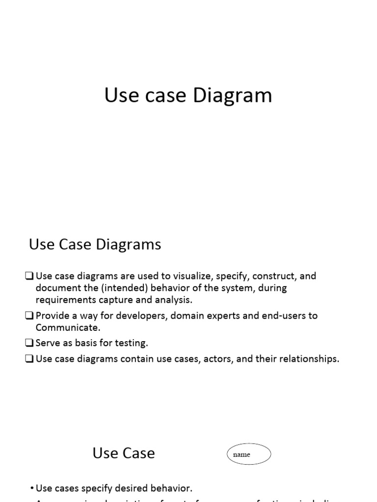 UseCase Diagram | PDF | Use Case | Computing