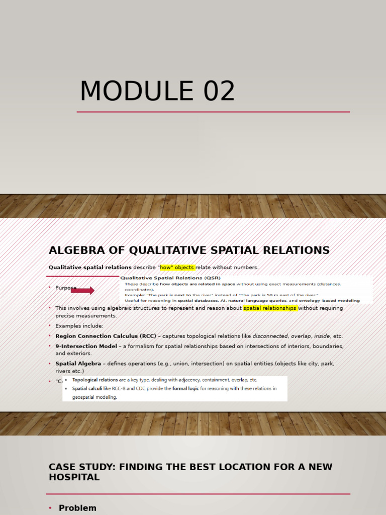 Qualitative Spatial Relations in Algebra | PDF | Spatial Analysis ...