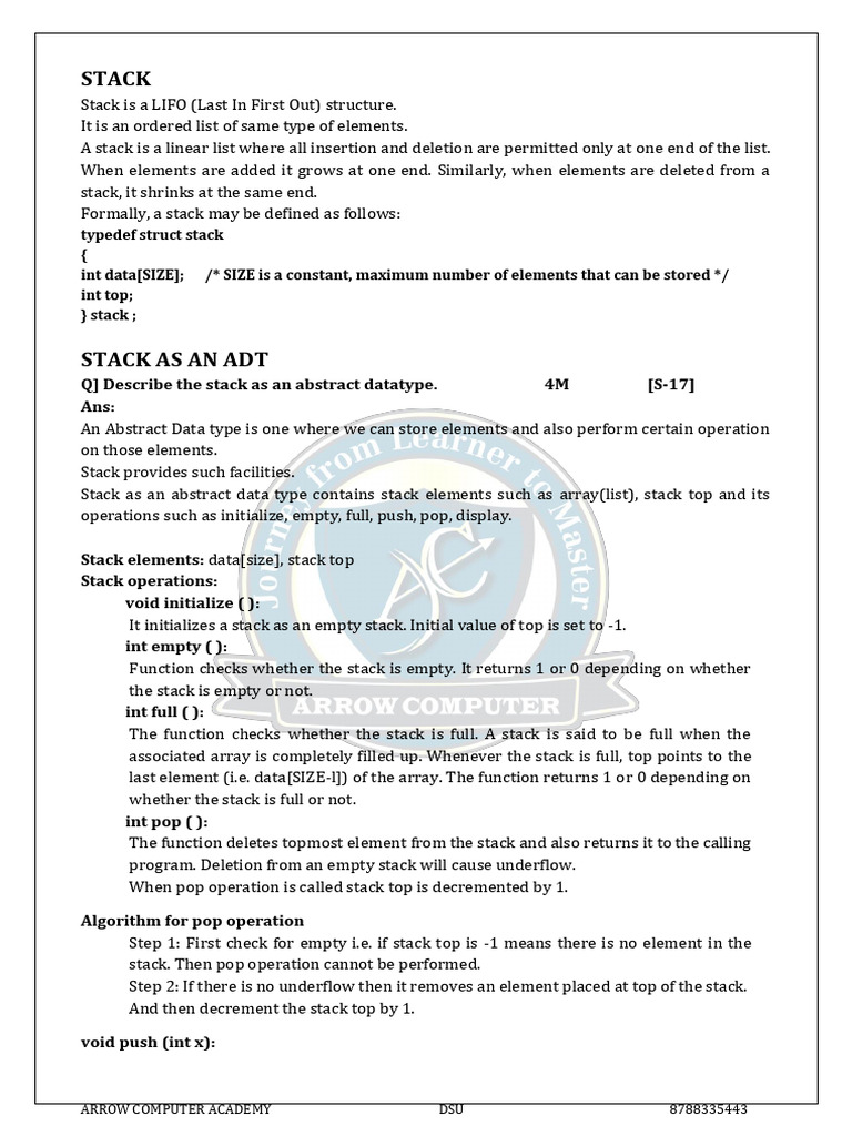 Chapter 4 Stack - 66018026 - 2025 - 09 - 04 - 16 - 12 | PDF | Computer ...
