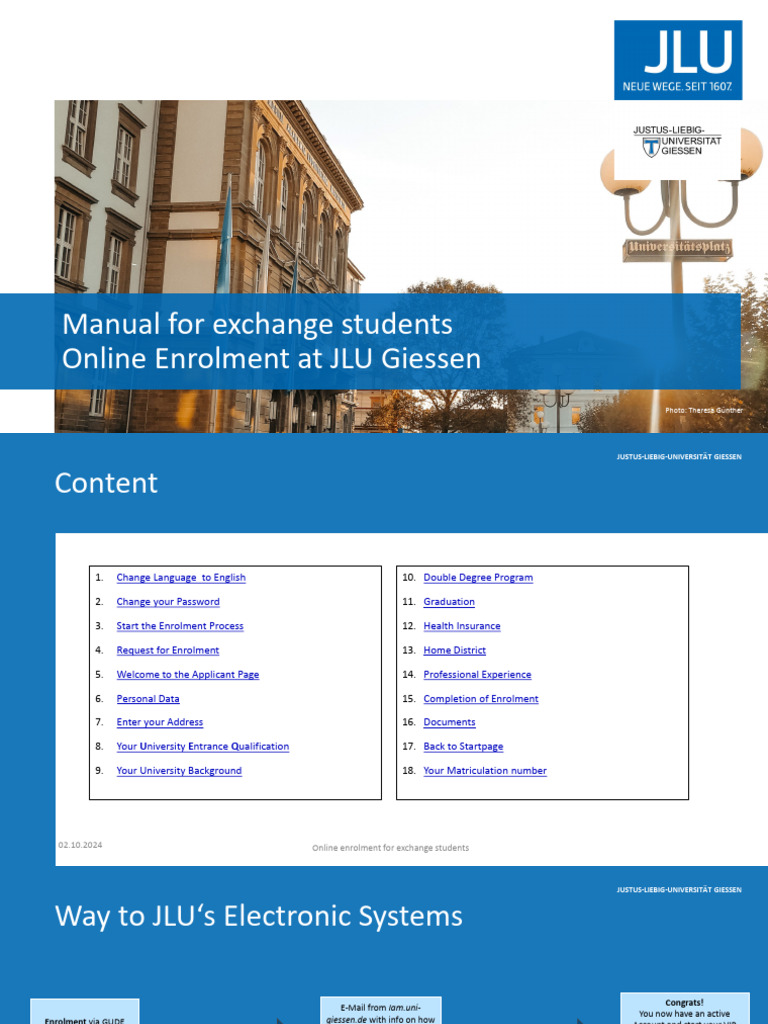 Manual Online Enrolment JLU 2024 | PDF | Password | Login