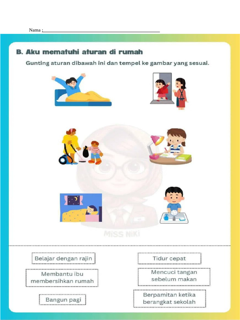 Mematuhi Aturan Di Rumah | PDF
