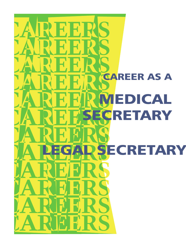 Medical and Legal Secretary Careers | PDF | Cost Of Living | Paralegal