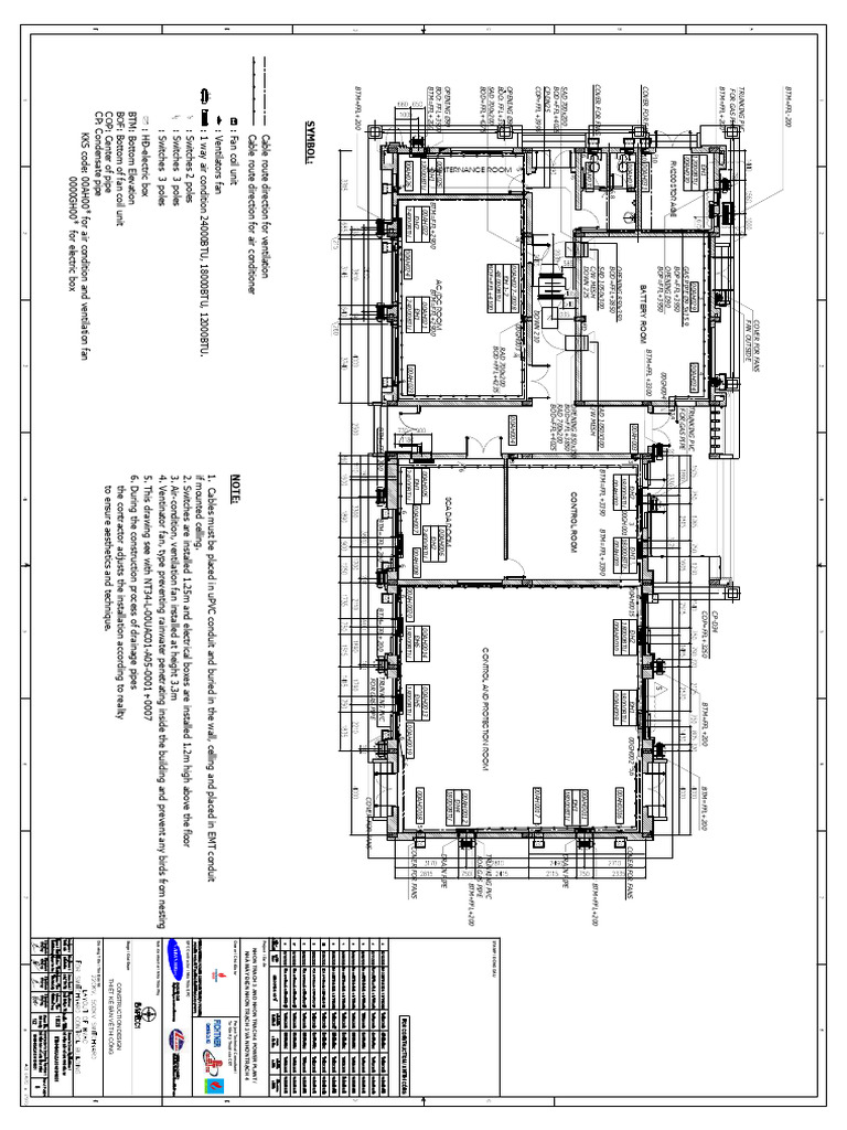Nt34-L-00aca10-h10-0001 - Layout of Hvac For Switchyard Control ...